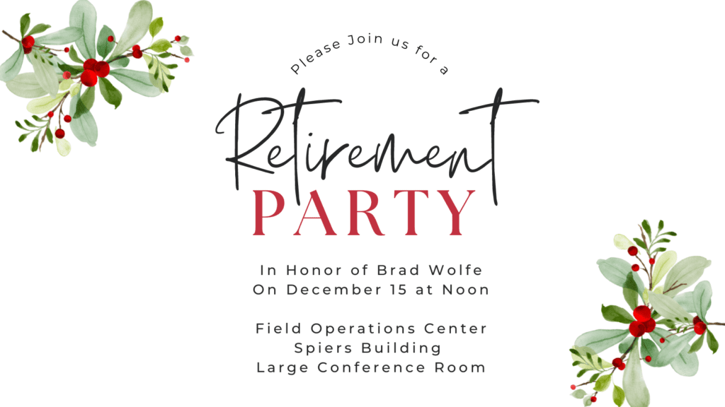 Brad Wolfe's Retirement Luncheon | Cooperative Energy